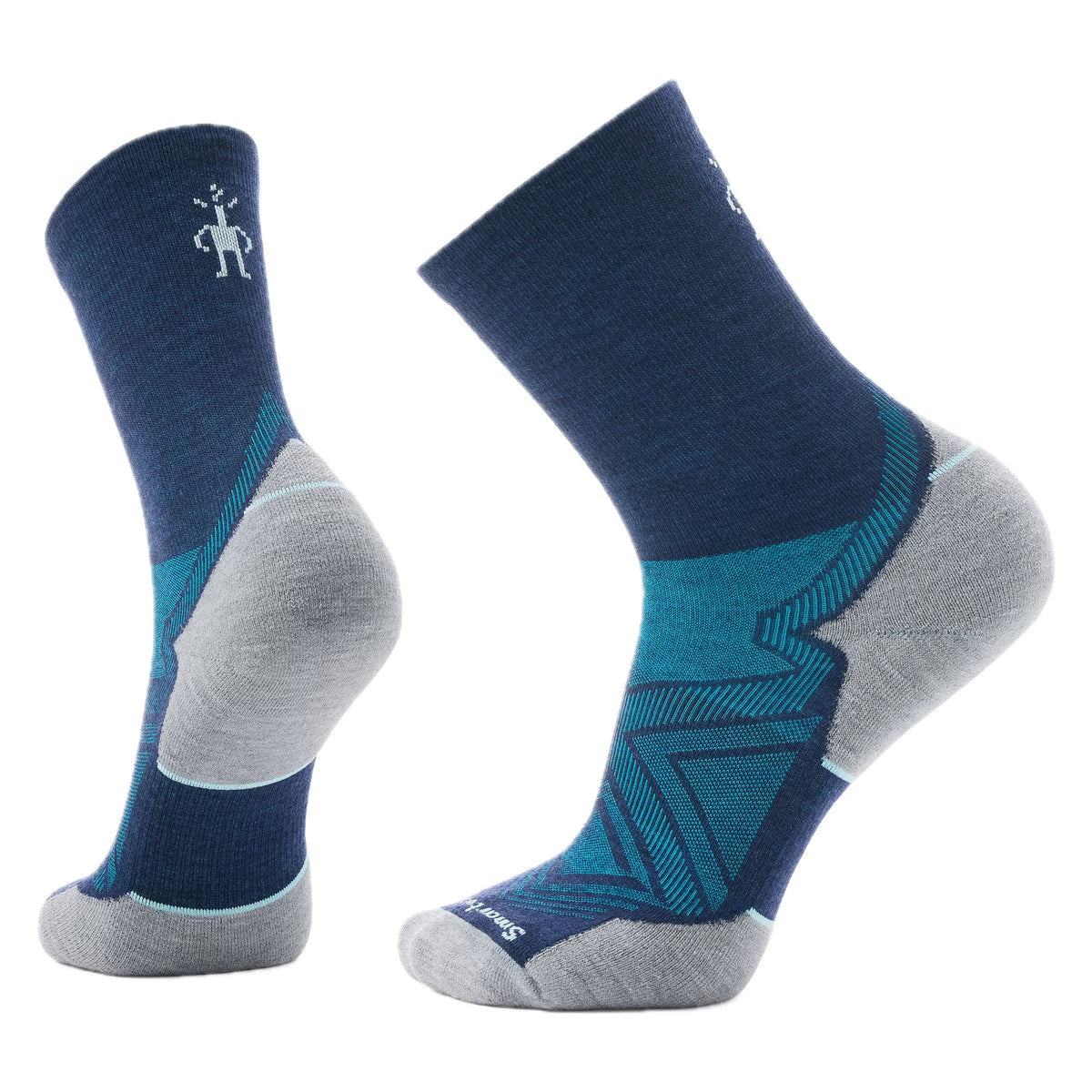 Smartwool - Run Targeted Cushion Mid Crew Sock | Wool Running Sock ...