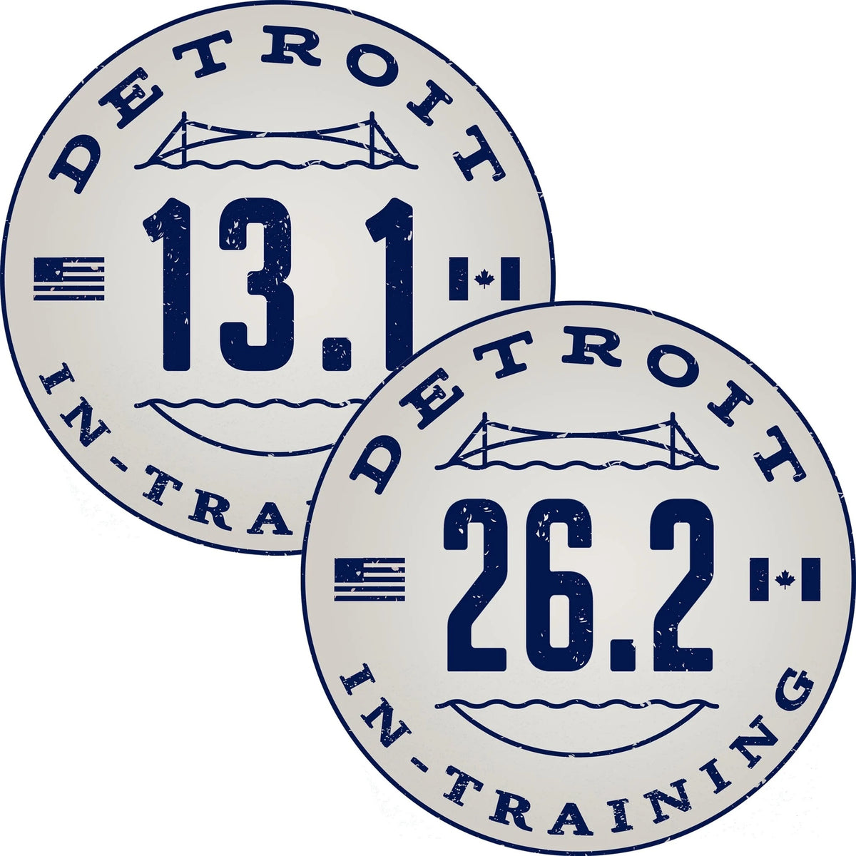 Detroit Marathon - In-Training Sticker – Running Lab