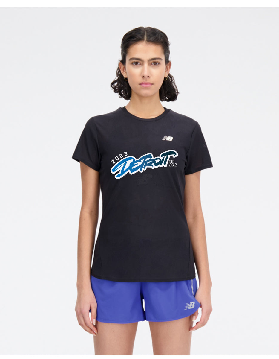 Detroit Marathon - Women's Q Speed Tee | Lightweight running top ...